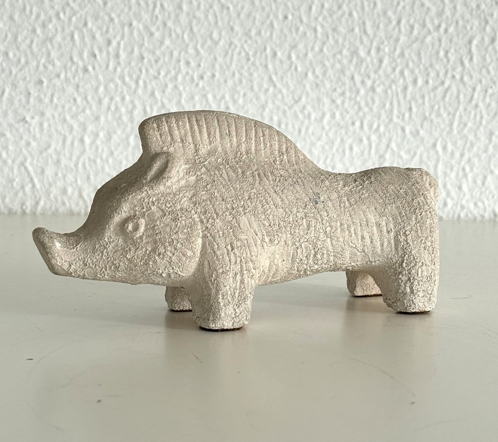 Boar in Scavo Design Finish by Aldo Londi for Bitossi, 1970s for sale ...