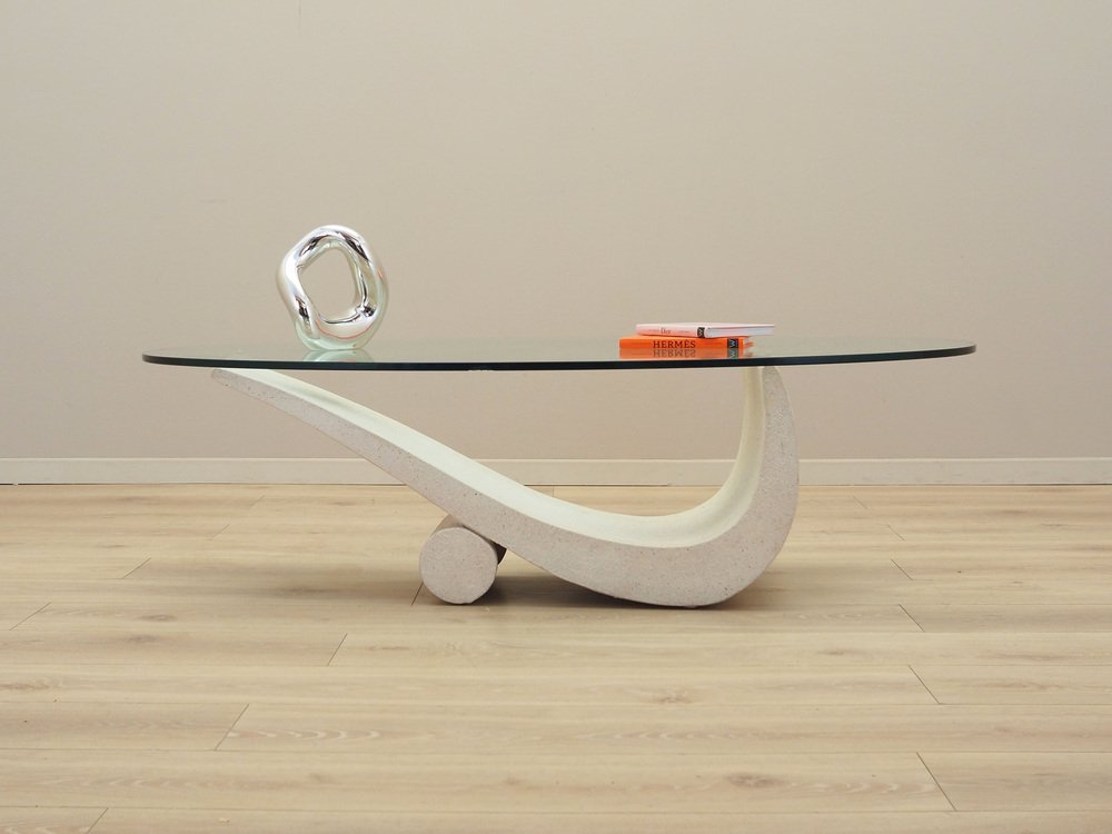 Italian Glass Coffee Table, Italy, 1970s for sale at Pamono
