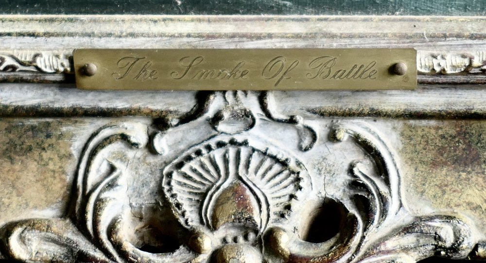 J. C. Ambrose, The Smoke of Battle, 1960s, Oil on Canvas, Framed for ...