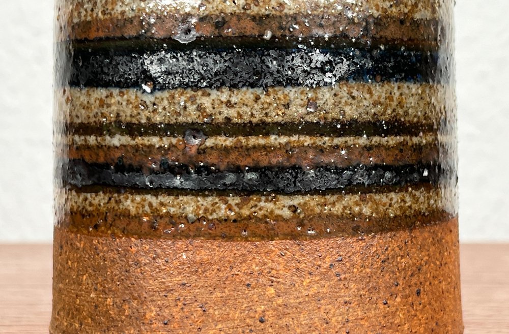 Dänische Mid-Century Studio Vase aus Keramik von Salling Pottery ...