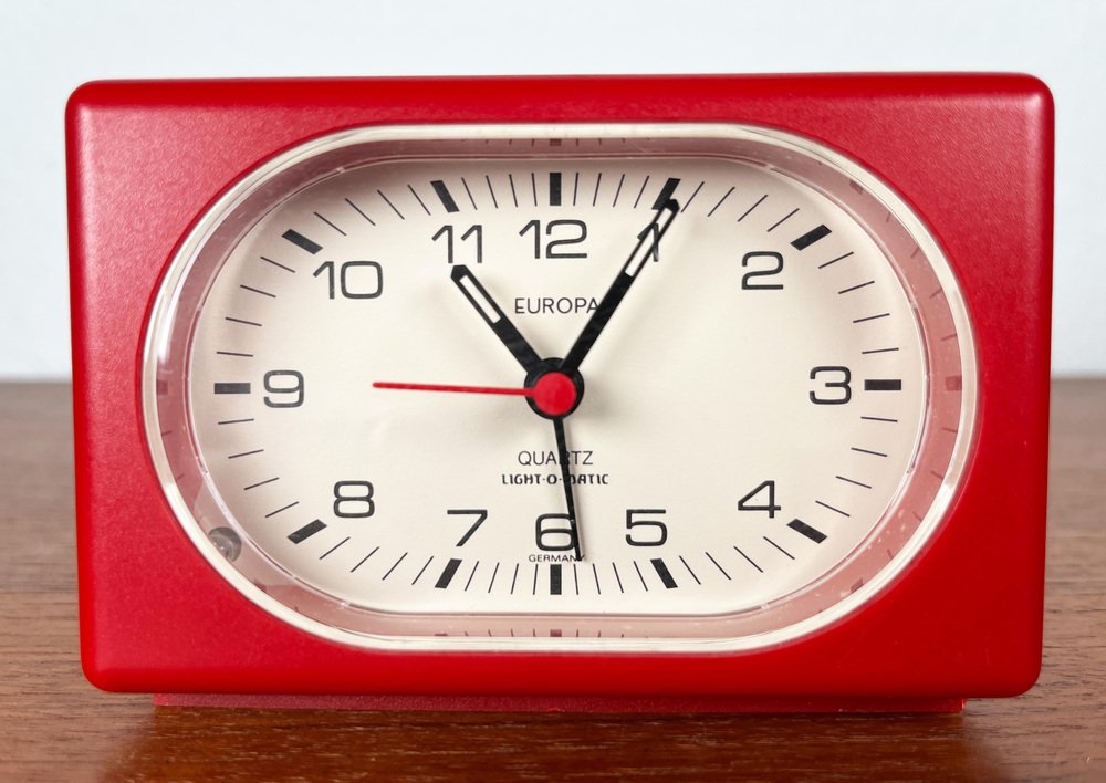 Mid-Century Space Age German Alarm Clock from Europa, 1960s for sale at ...
