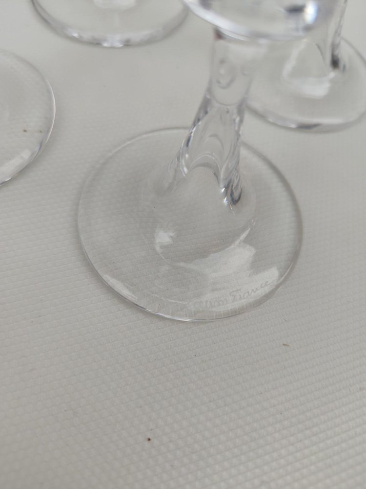 Fleurus Model Glasses from Daum, 1970s., Set of 4 for sale at Pamono