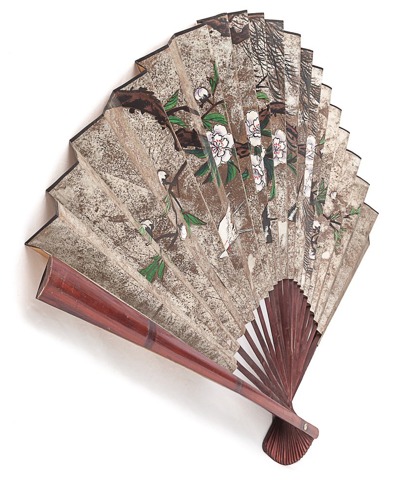 Large Chinese Fan, 1930s for sale at Pamono