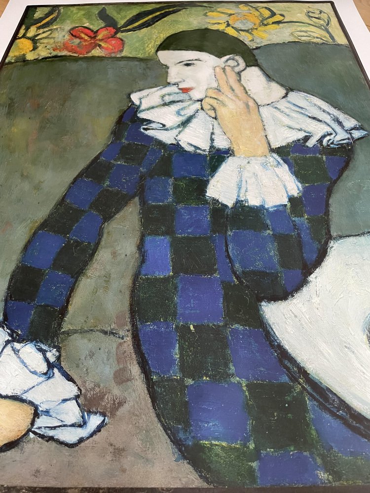Pablo Picasso, Seated Harlequin, 1901 / 2023, Print for sale at Pamono