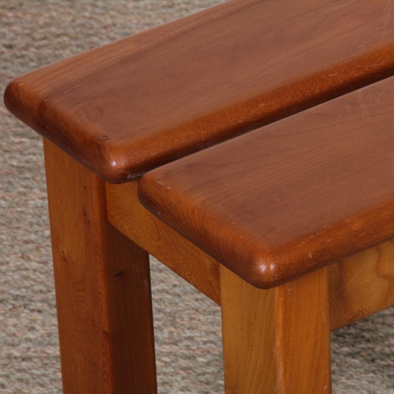 Vintage Elm Stool, 1970s for sale at Pamono