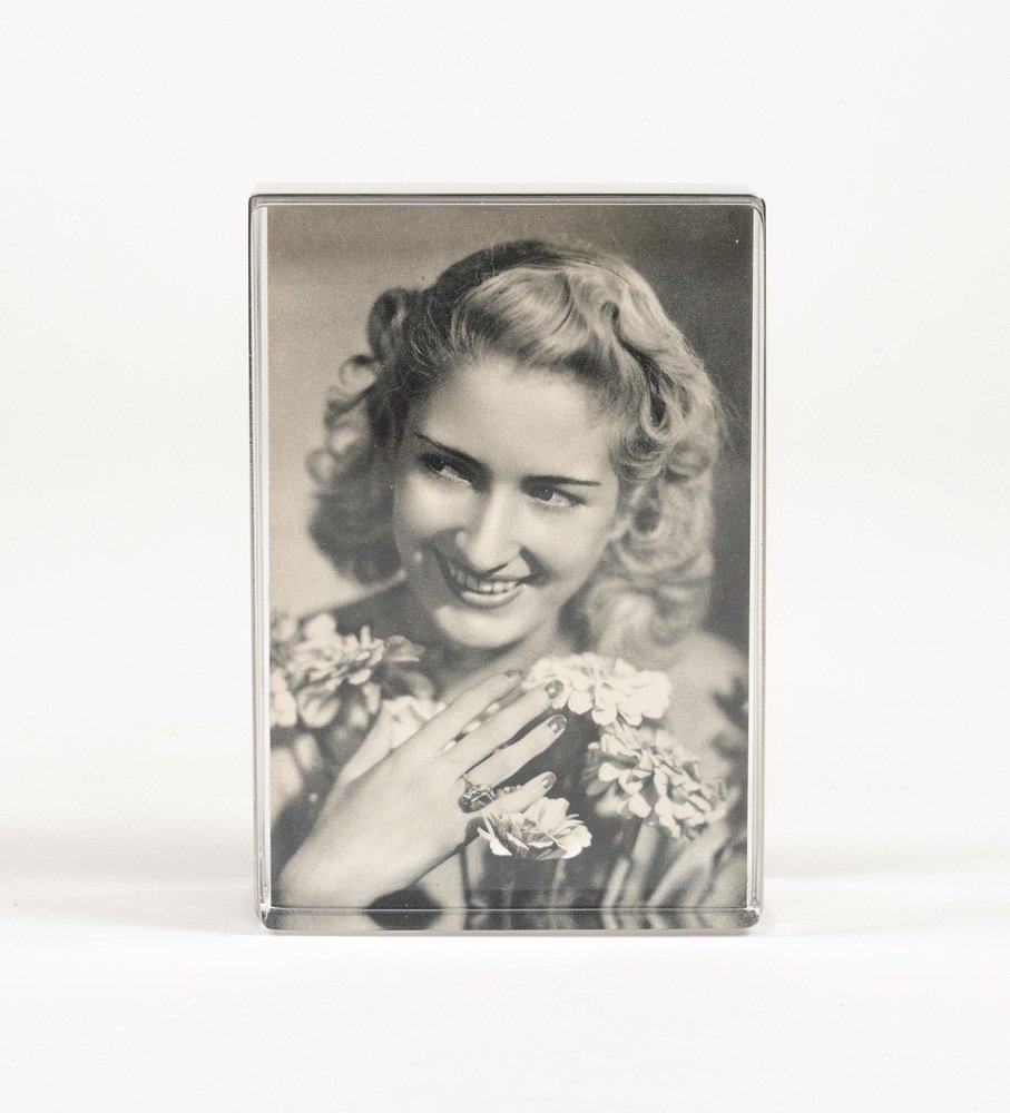 Mid-Century Rectangular Picture Frame in Acrylic Glass and Chrome ...