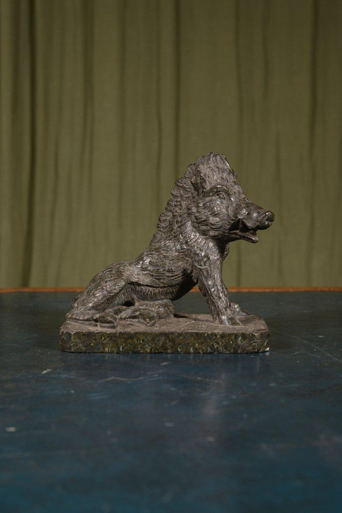 Carved Serpentine Model of the Uffizi Boar, 1900 for sale at Pamono