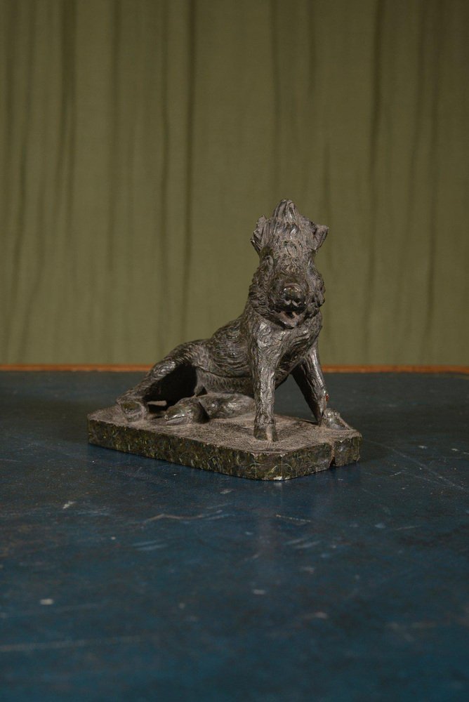 Carved Serpentine Model of the Uffizi Boar, 1900 for sale at Pamono