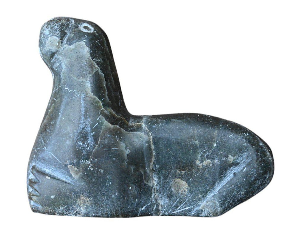 Antique Inuit Soapstone Sculpture for sale at Pamono