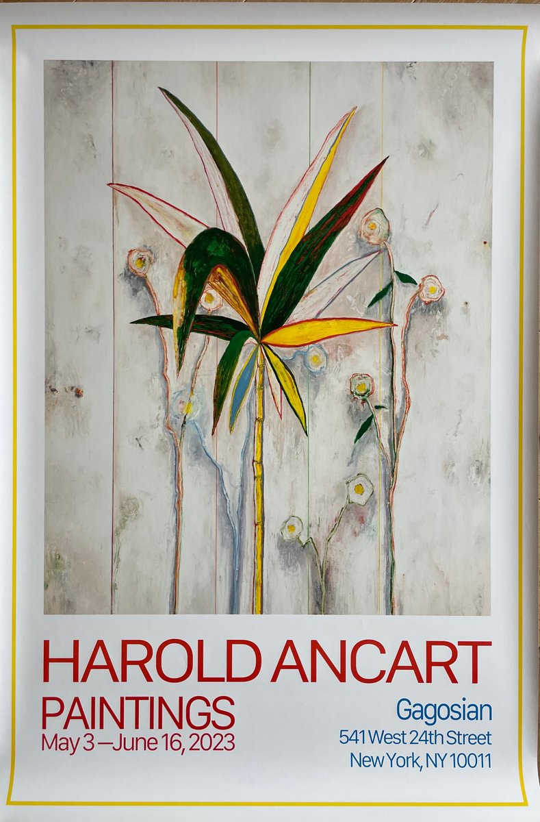 Harold Ancart, Untitled, 2023, Exhibition Poster for sale at Pamono