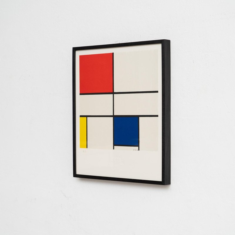 Piet Mondrian: Composition C No. III in Red, Blue, and Yellow ...