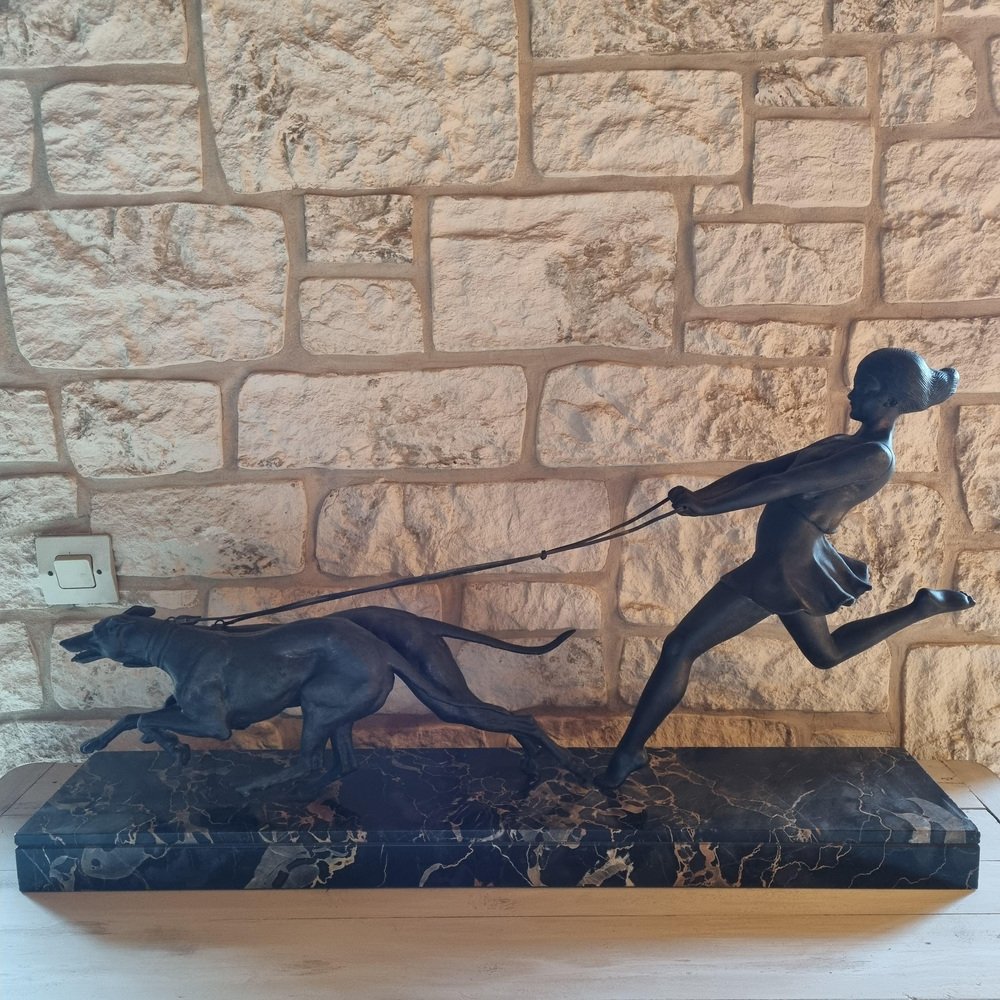 Georges Maxim, Art Deco Sculpture, 1920s-1940s, Regula for sale at Pamono