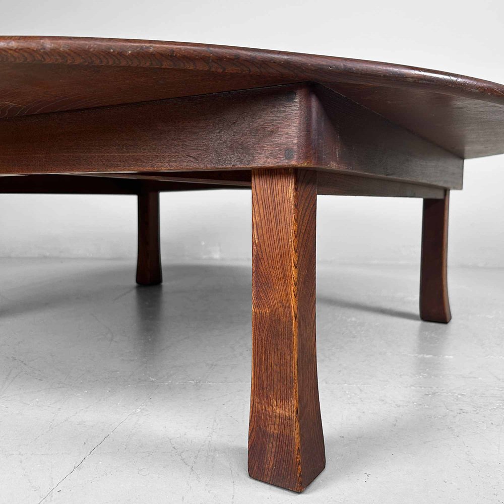 Taisho Round Low Table, Japan, 1920s for sale at Pamono