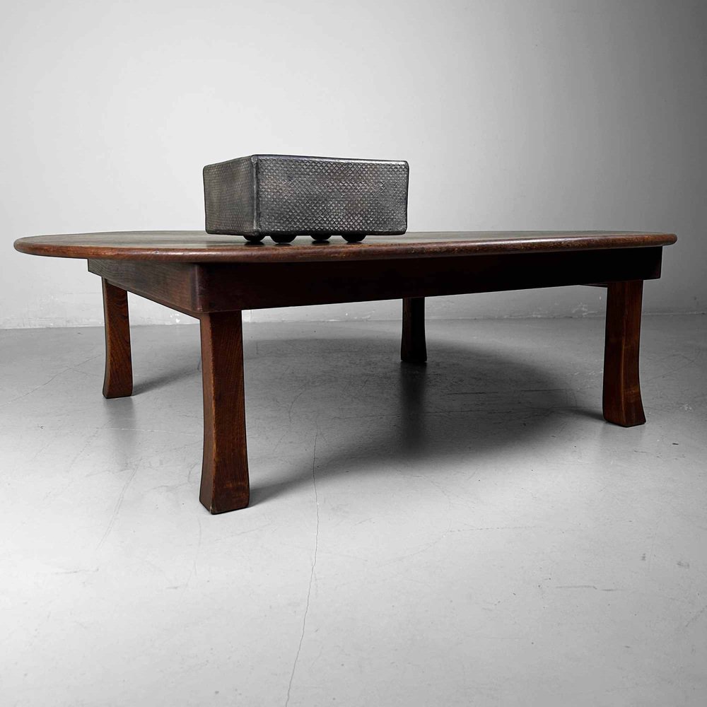 Taisho Round Low Table, Japan, 1920s for sale at Pamono