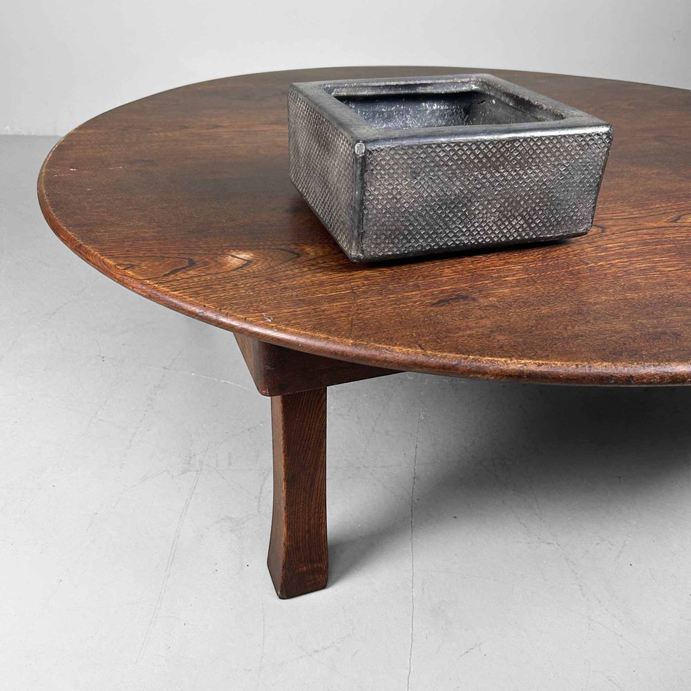 Taisho Round Low Table, Japan, 1920s for sale at Pamono