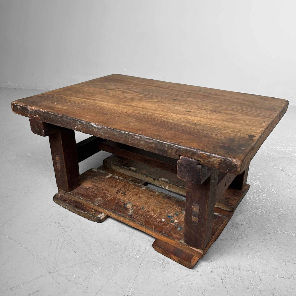 Antique Japanese Craftsmans Table, 1920s for sale at Pamono