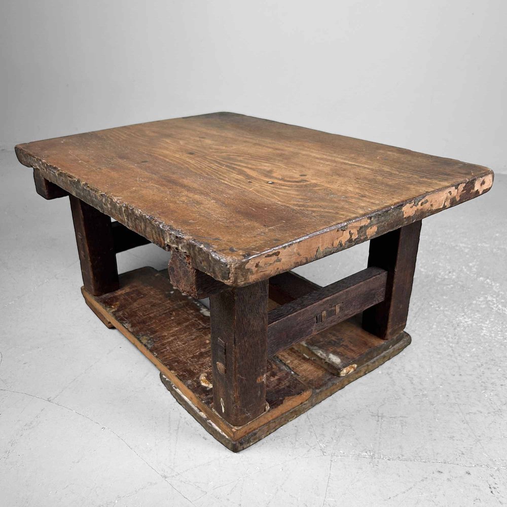 Antique Japanese Craftsmans Table, 1920s for sale at Pamono