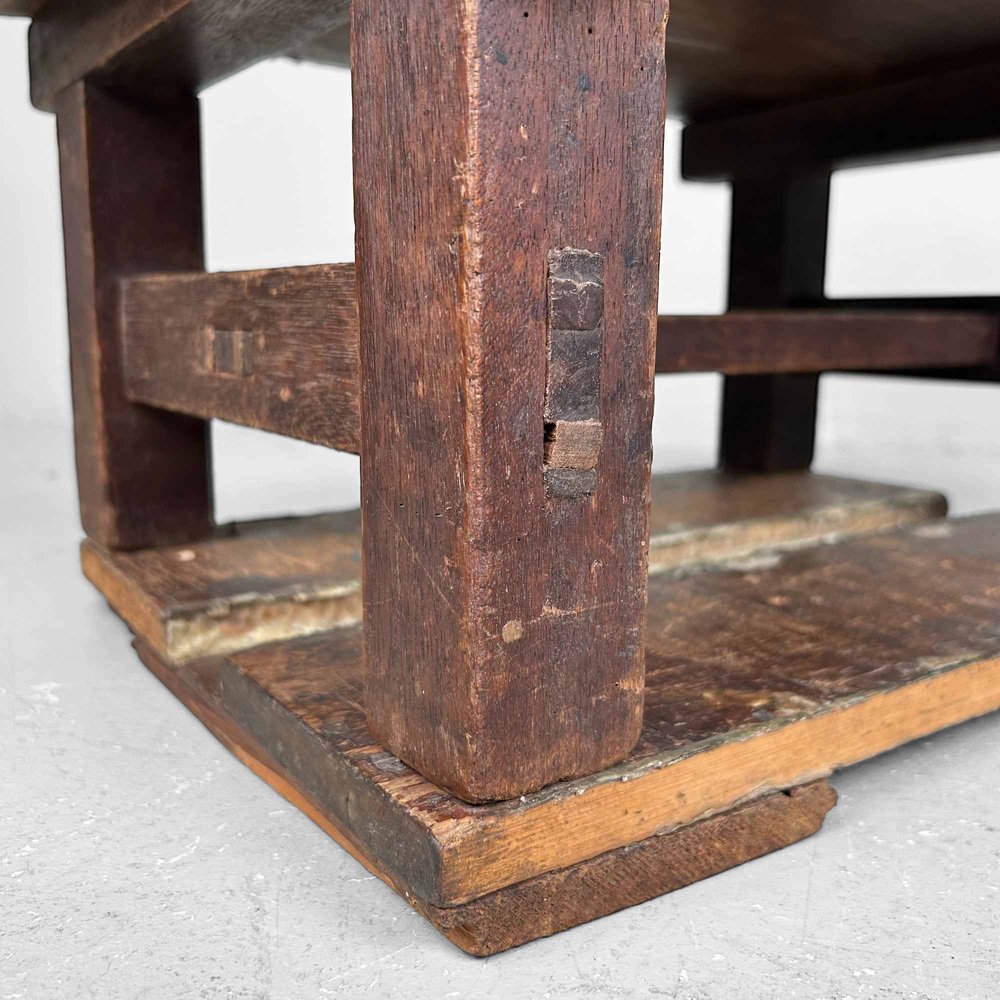 Antique Japanese Craftsmans Table, 1920s for sale at Pamono
