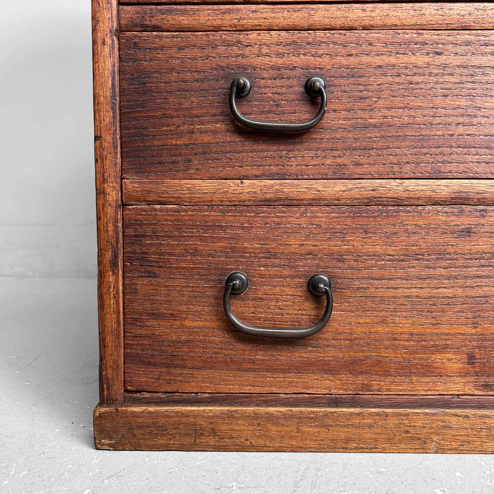 Japanese Tansu Traditional Chest of Drawers, 1890s for sale at Pamono