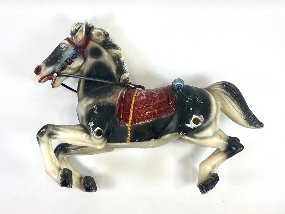 Vintage Plastic Rocking Horse from Blazon, 1970 for sale at Pamono