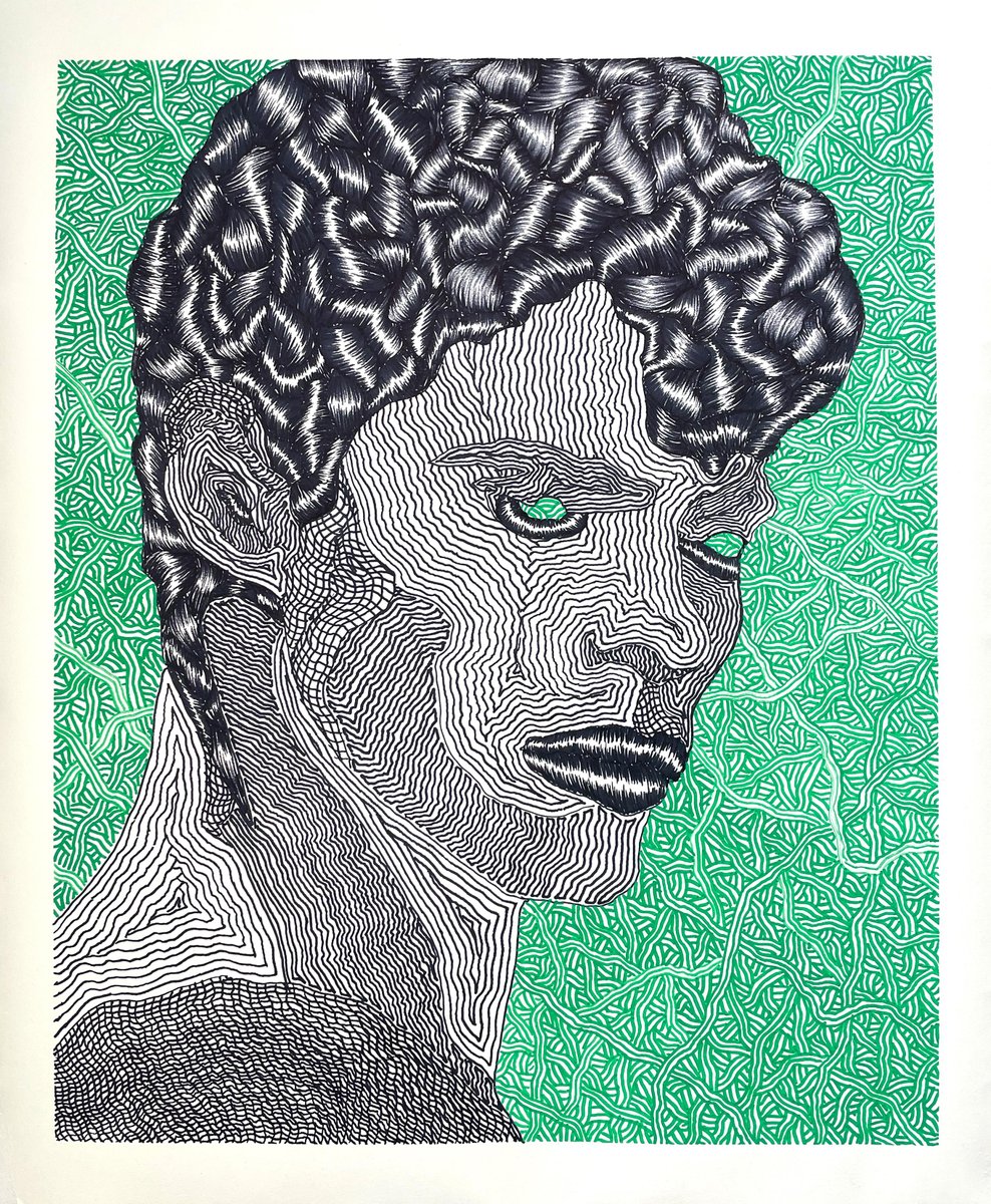 David Paul Kay, You, 2024, Ink on Paper for sale at Pamono