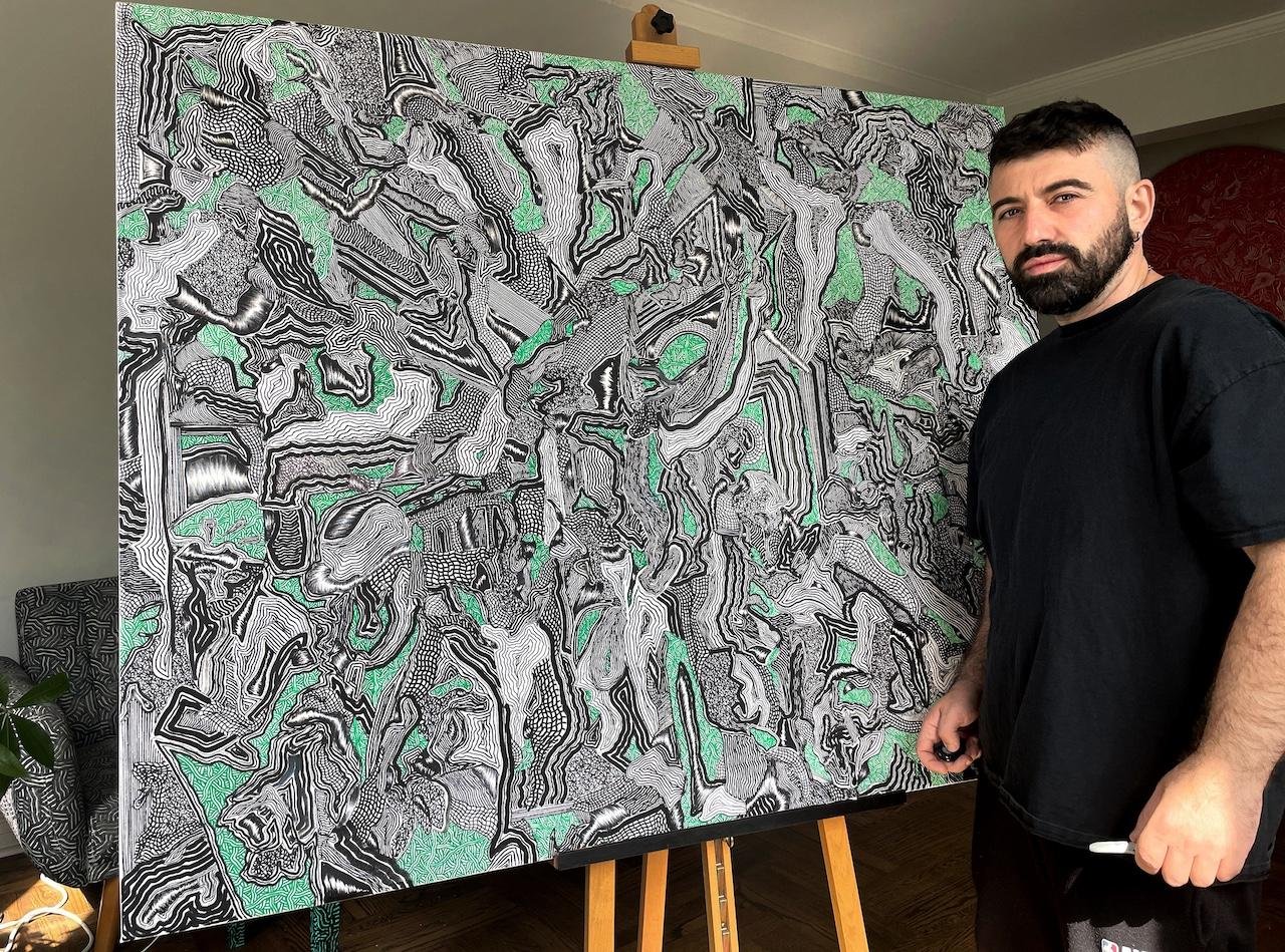 David Paul Kay, Oblivion, 2024, Mixed Media bei Pamono kaufen