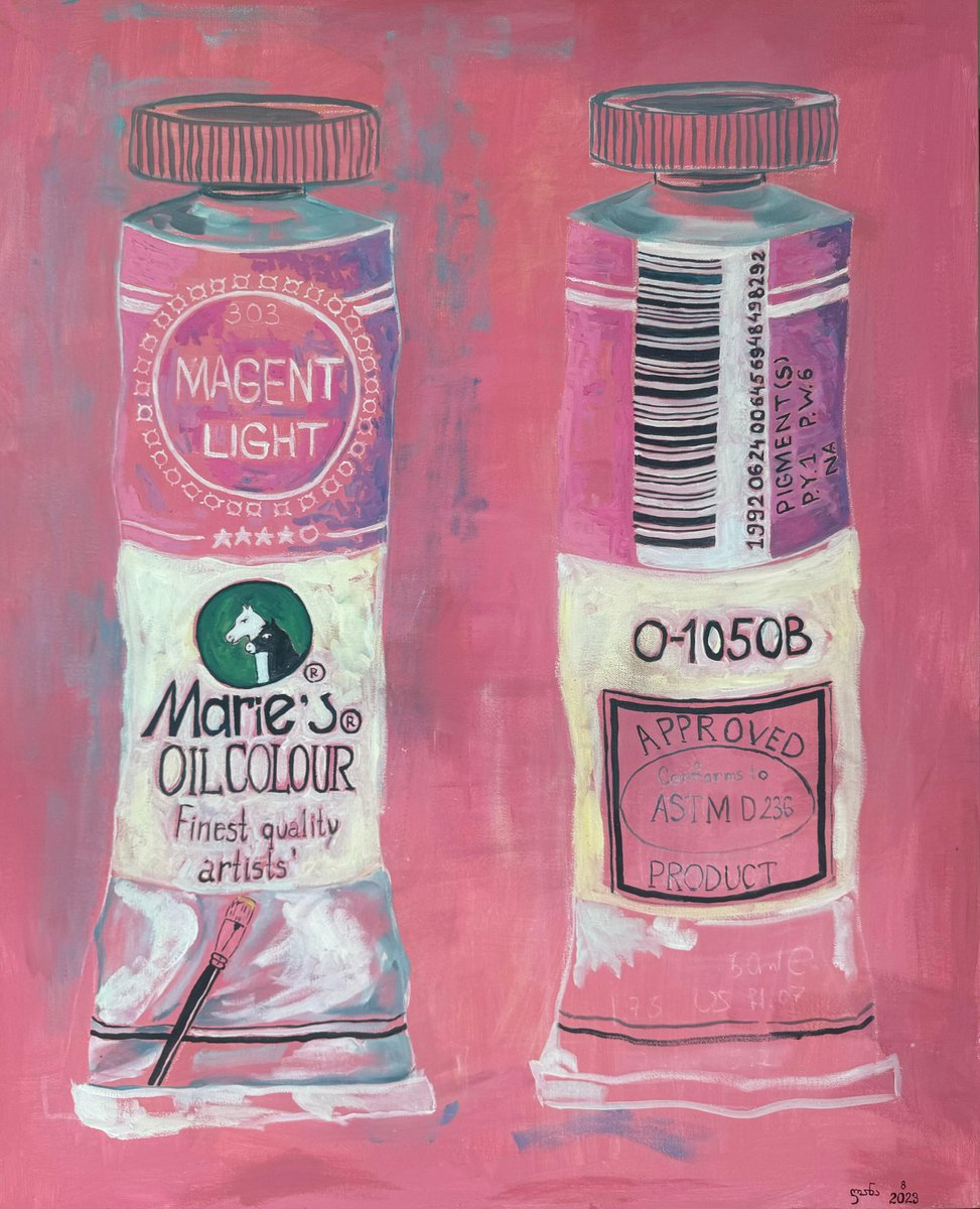 Lana Devidze, Portrait of Friends, 2024, Oil on Canvas for sale at Pamono