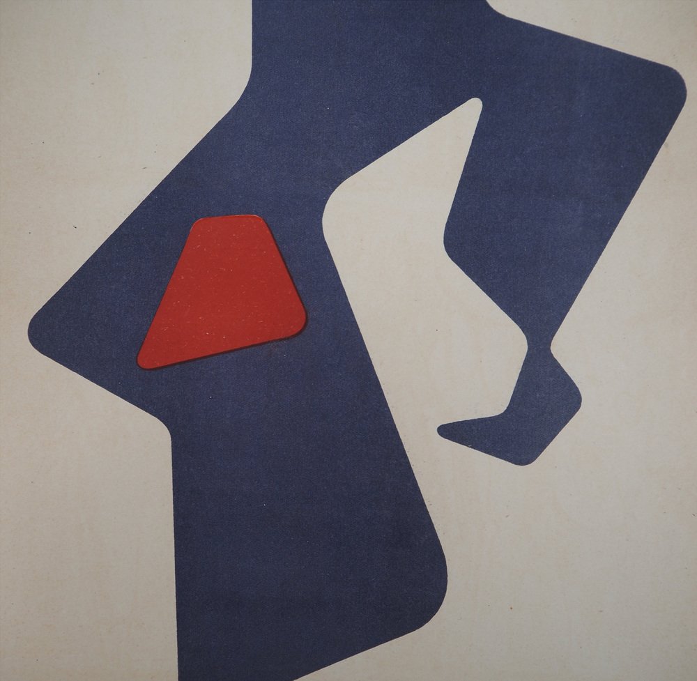 Jean Arp, Helmet, 1951, Original Lithograph for sale at Pamono