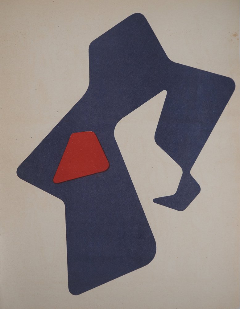 Jean Arp, Helmet, 1951, Original Lithograph for sale at Pamono