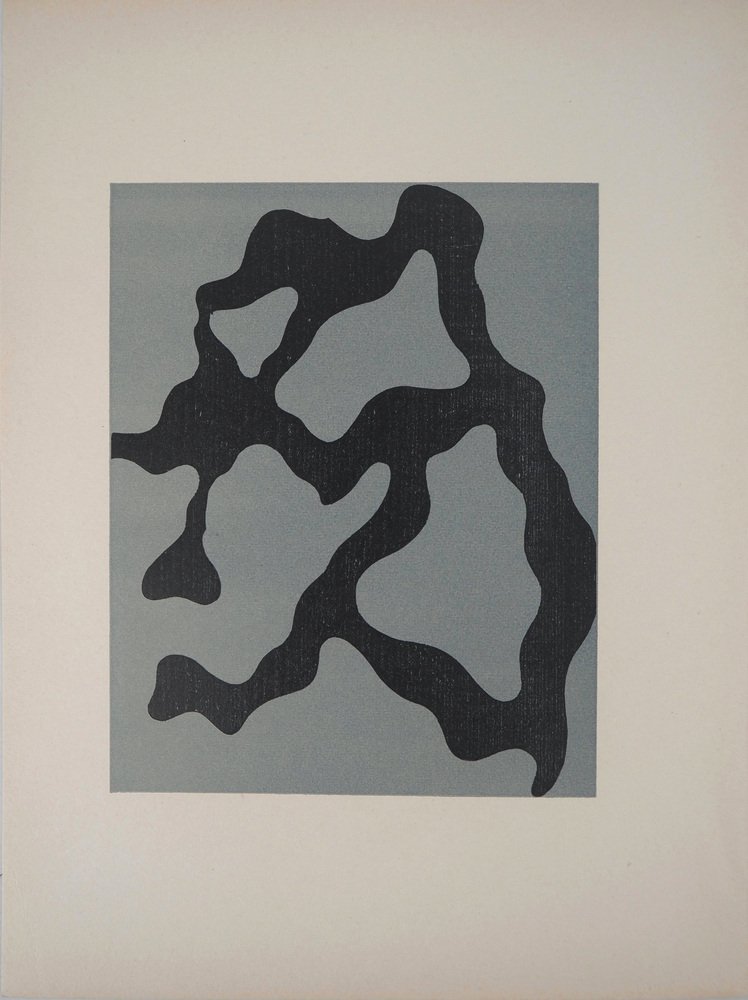 Jean Arp, Relief, 1954, Original Woodcut for sale at Pamono