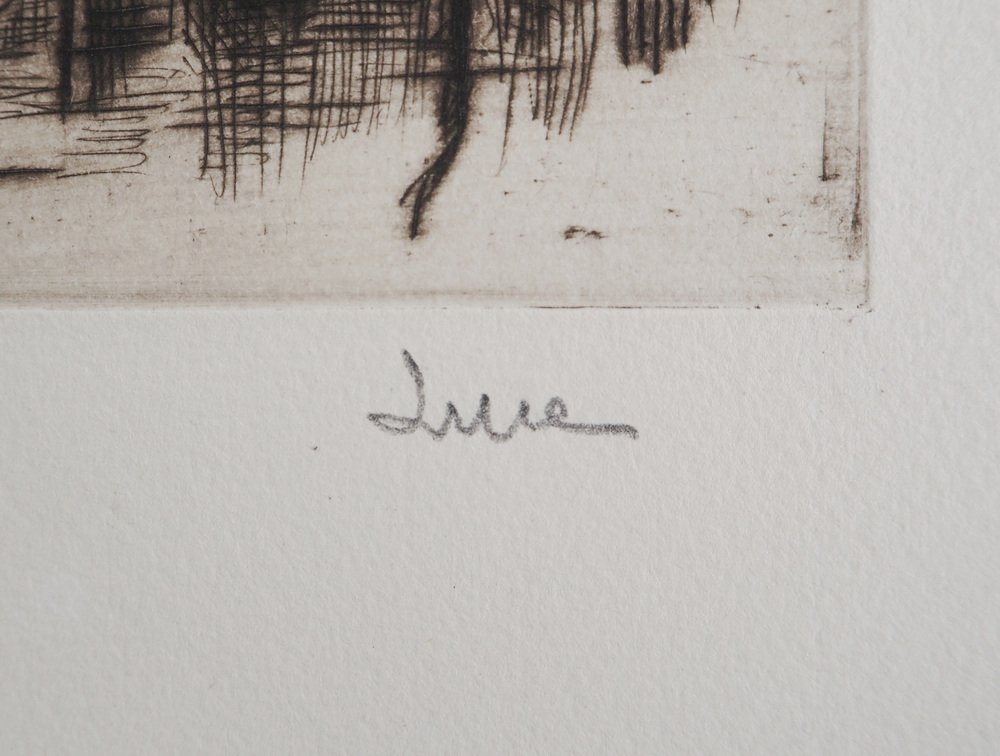 Maximilien Luce, Bucolic Landscape (Yonne), 1910, Original Etching for ...