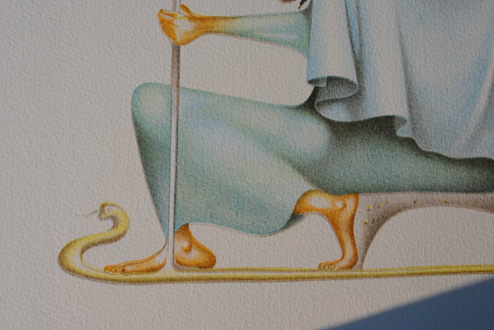 Jules Perahim, The Hebrew Alphabet, Hermit, 1974, Original Lithograph ...