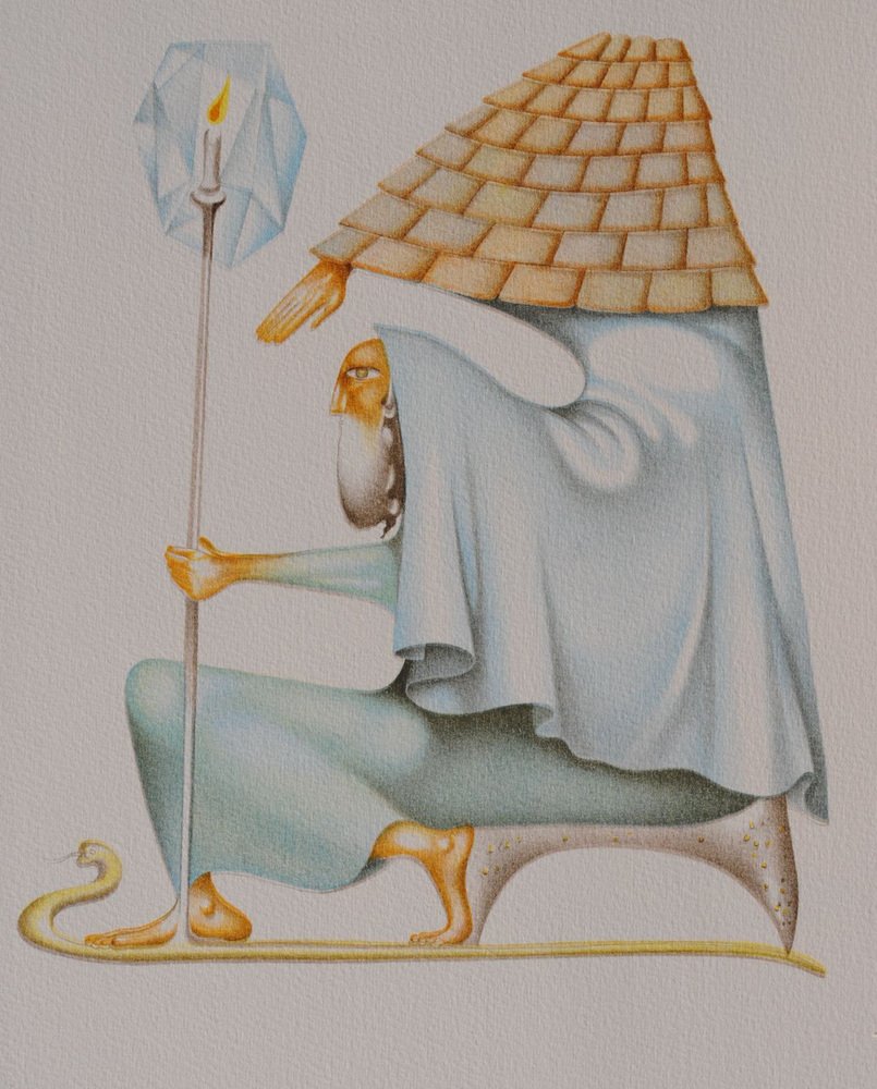 Jules Perahim, The Hebrew Alphabet, Hermit, 1974, Original Lithograph ...