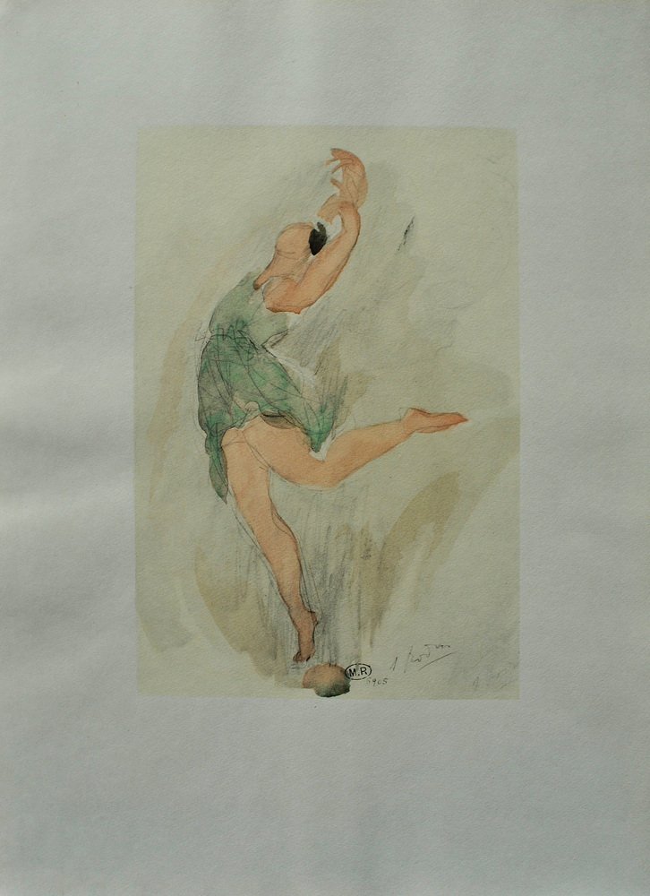 Auguste Rodin, The Dancer, Engraving for sale at Pamono