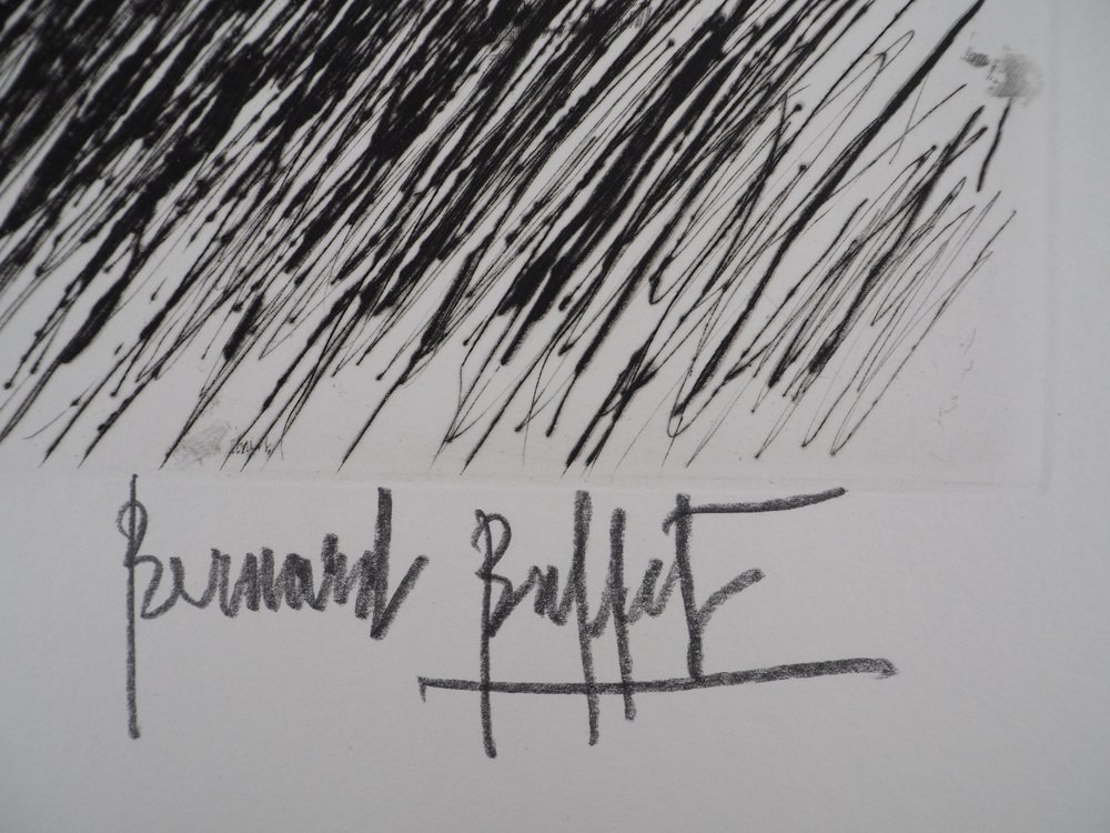 Bernard Buffet, The Rabbits, Original Engraving for sale at Pamono