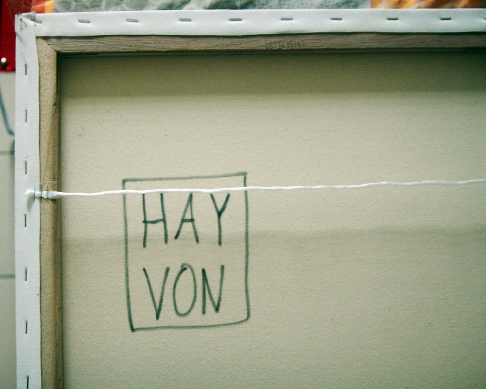 Hayvon, Schwarz-Weiß-Tetris, 2024, Acryl auf Leinwand bei Pamono kaufen