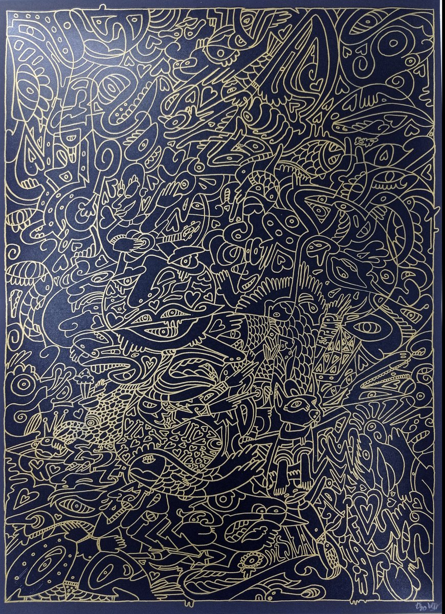 Den End, L'Estampille, 2022, Original Screenprint for sale at Pamono