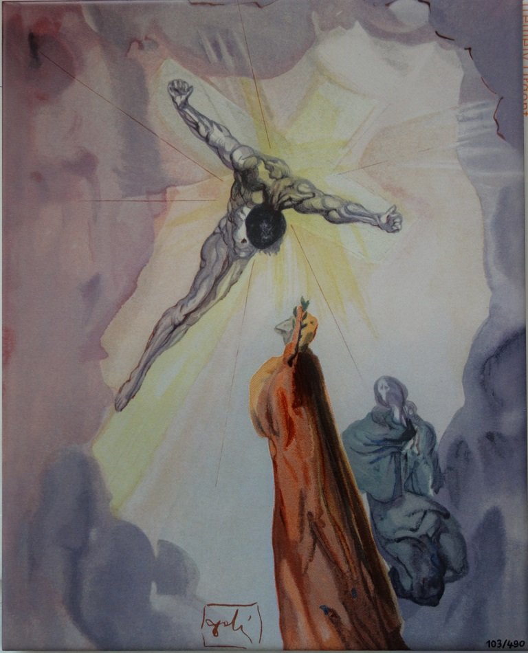 After Salvador Dali, Apparition of Christ, Screenprint for sale at Pamono
