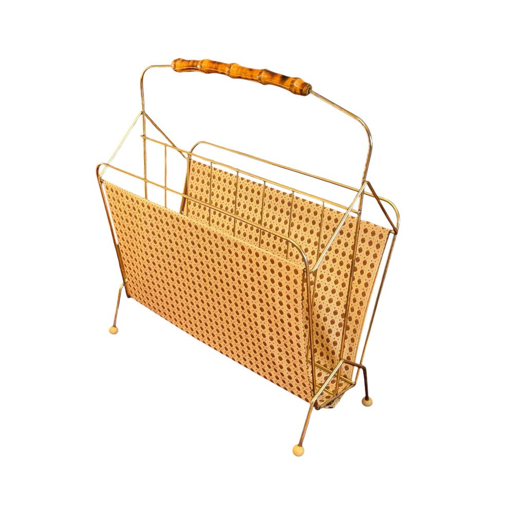 Mid-Century Magazine Rack, 1950s for sale at Pamono