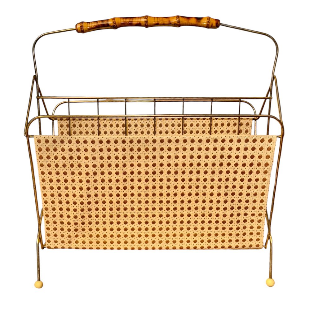 Mid-Century Magazine Rack, 1950s for sale at Pamono