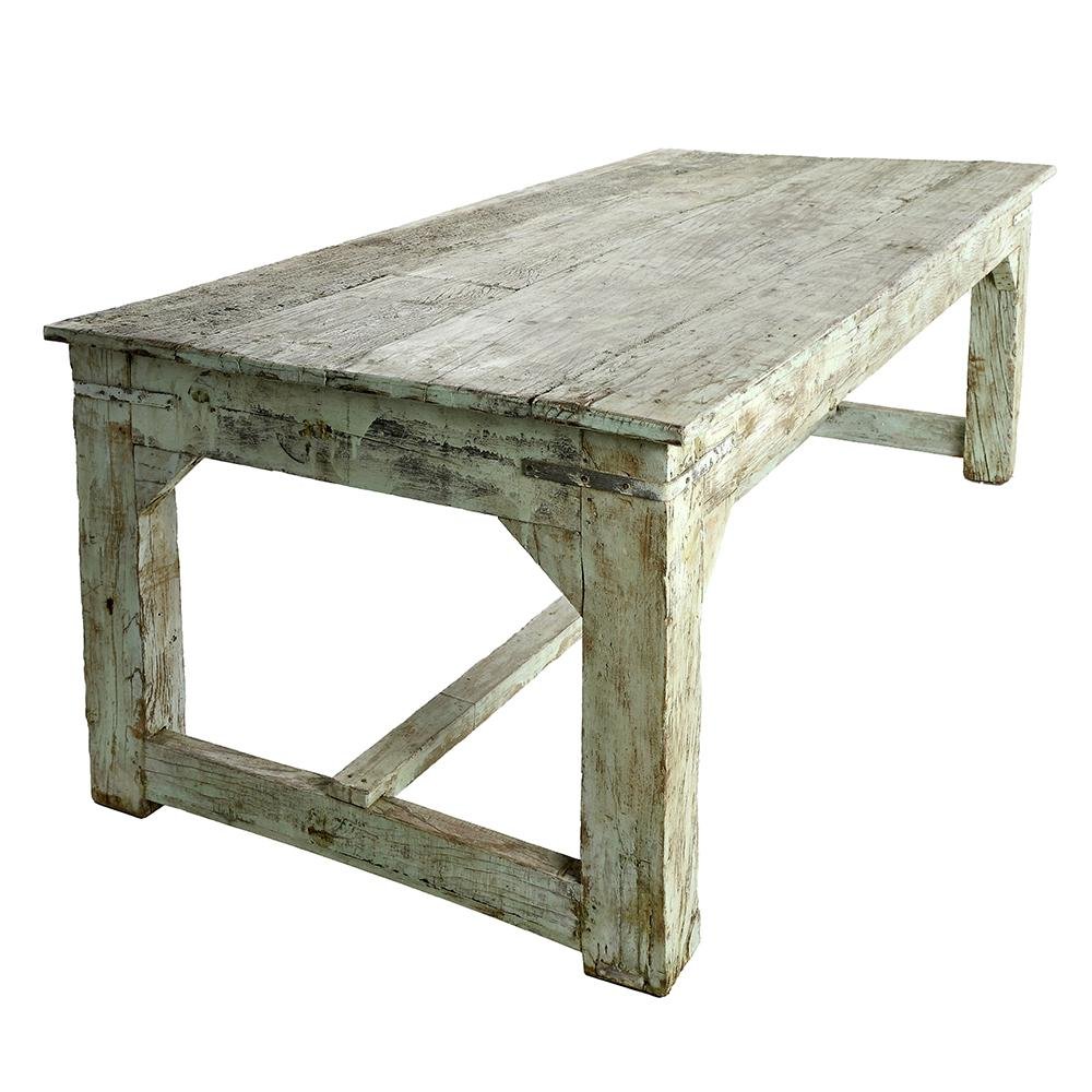 Weathered Solid Wood Table for sale at Pamono
