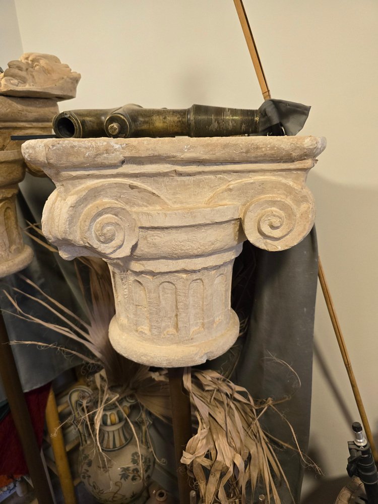 Romanesque Decorative Capitals in Terracotta, 1950s for sale at Pamono