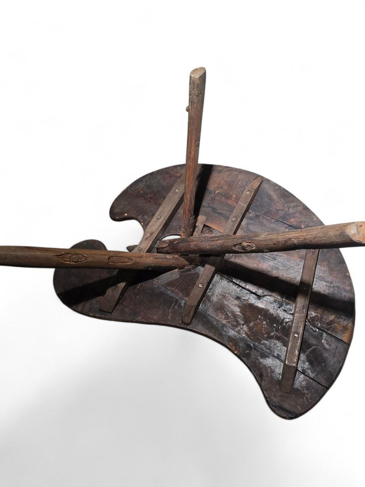 19th-Century French Painters Palette Table, 1850s for sale at Pamono