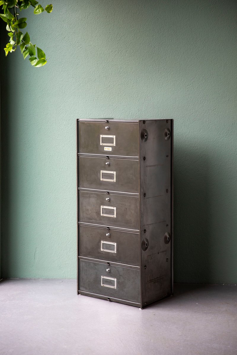 Flap Cabinet from Roneo, 1950s for sale at Pamono