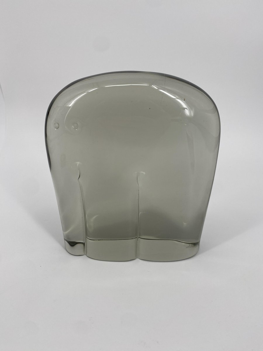 Mid-Century Murano Glass Elephant Sculpture by Livio Seguso, Italy ...