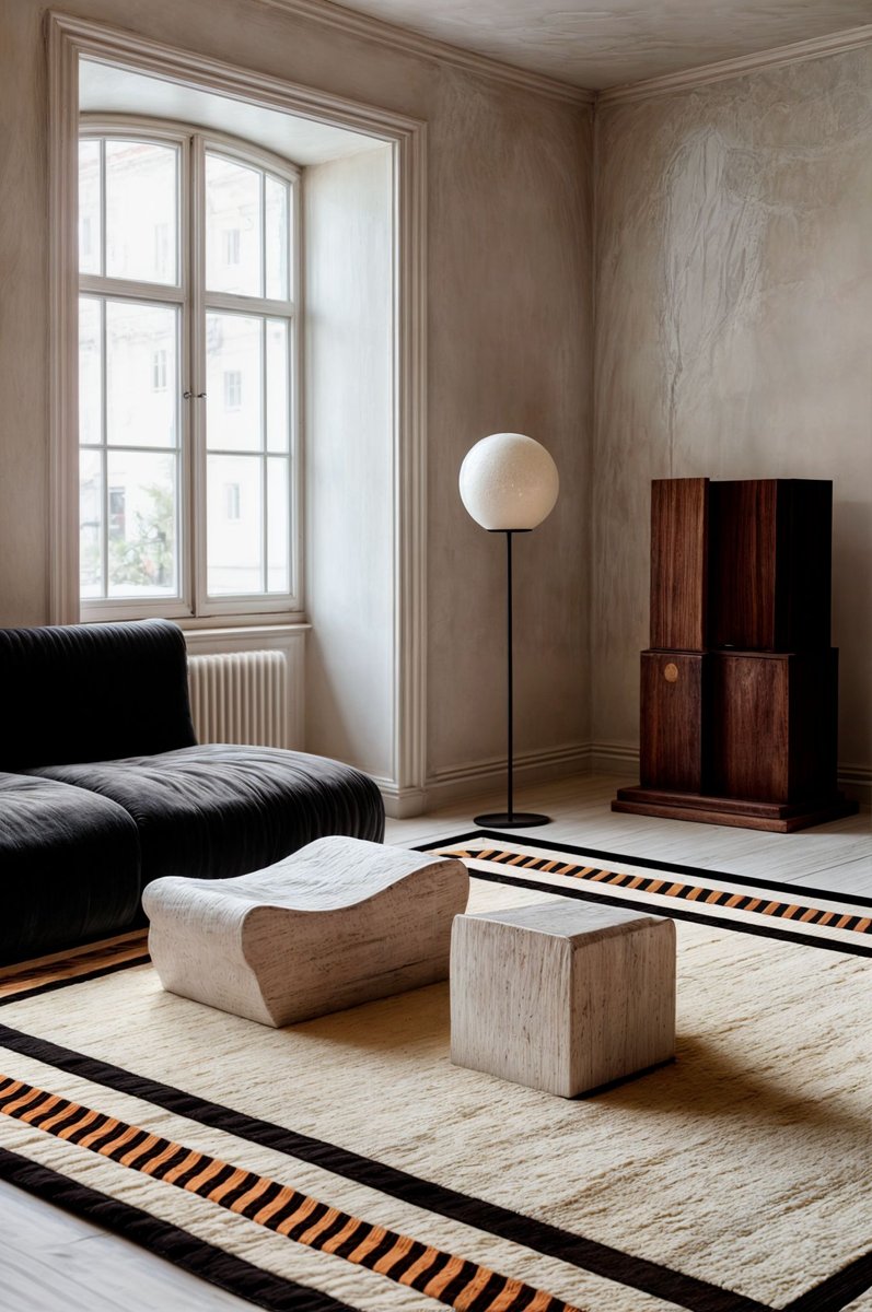 Amyris Modern Rectangular Rug by Tapis Studio for Hommés Studio for ...