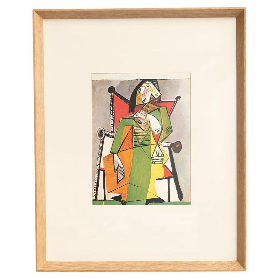 Pablo Picasso, Figurative Composition, Color Print, 1943, Framed for ...