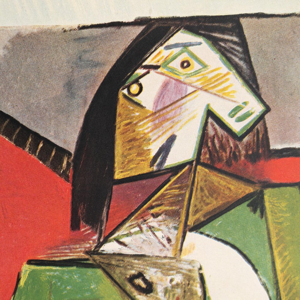 Pablo Picasso, Figurative Composition, Color Print, 1943, Framed for ...
