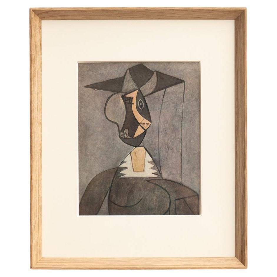 Pablo Picasso, Figurative Composition, Color Print, 1943, Framed for ...
