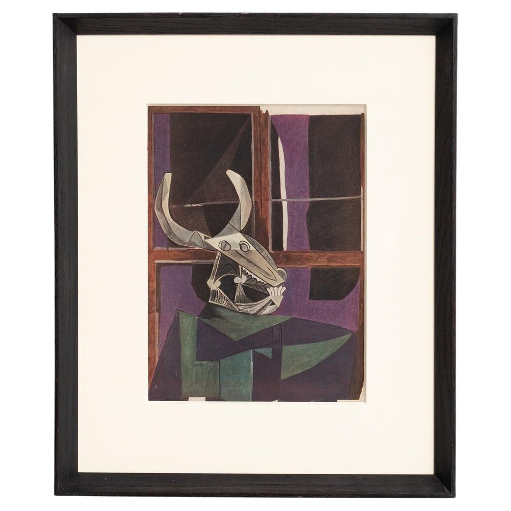 Pablo Picasso, Figurative Composition, Color Print, 1943, Framed for ...